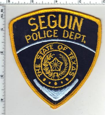 seguin Police (Texas) 1st Issue Uniform Take-Off Shoulder Patch | eBay