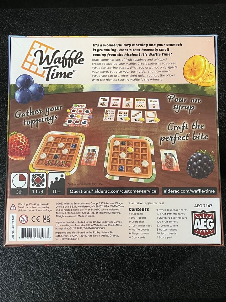 Waffle Time - AEG Board Game - New and Sealed 729220071477| eBay