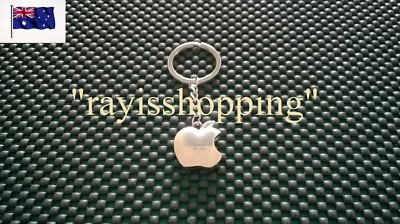 Apple iphone ipad Keyring Key Ring Pendant Solid Stainless Steel Cool ...