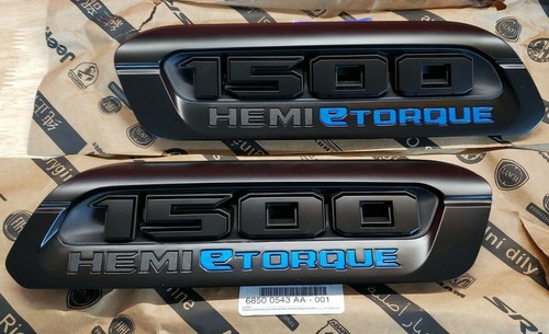 NEW 2019-2023 Dodge Ram 1500 HEMI E Torque (LH/RH) Black Hood (2 ...