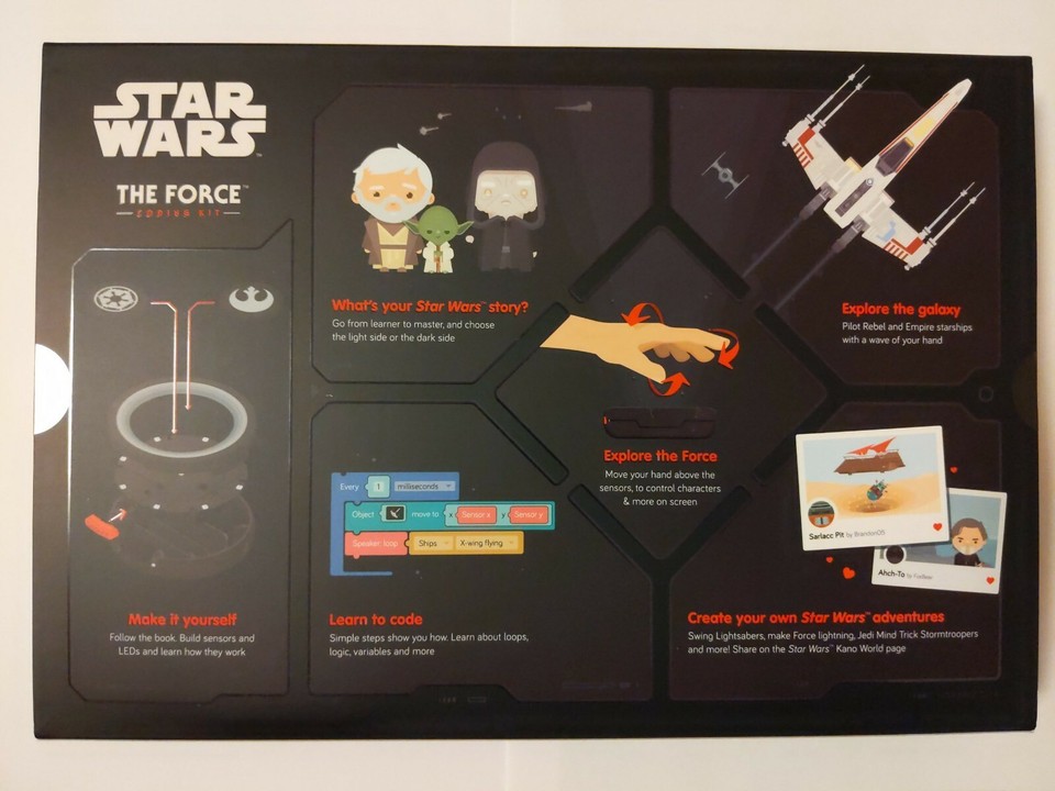 Kano Star Wars The Force Coding Kit STEM Learning & Coding Toy for Kids ...