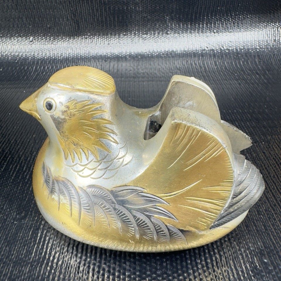 Antique Meiji Period Single Japanese Screen Holder Mandarin Duck Bird ...