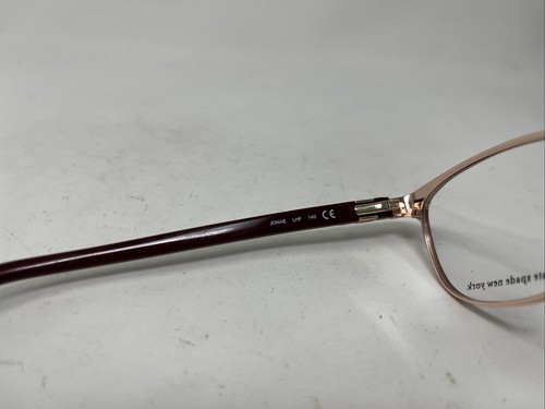 KATE SPADE NEW YORK JONAE LHF 51-16-140 BURGUNDY FLEX HINGE EYEGLASSES ...