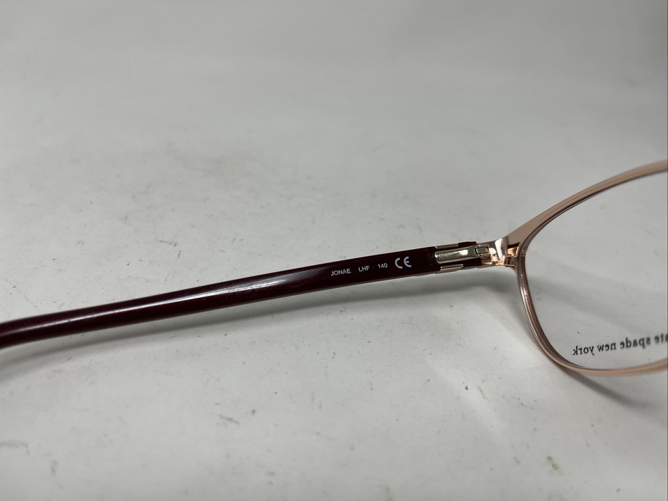 KATE SPADE NEW YORK JONAE LHF 51-16-140 BURGUNDY FLEX HINGE EYEGLASSES ...