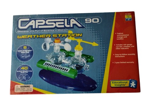 Capsela 90 Weather Station Educational Insights EI-5001 S.T.E.M. Toy ...