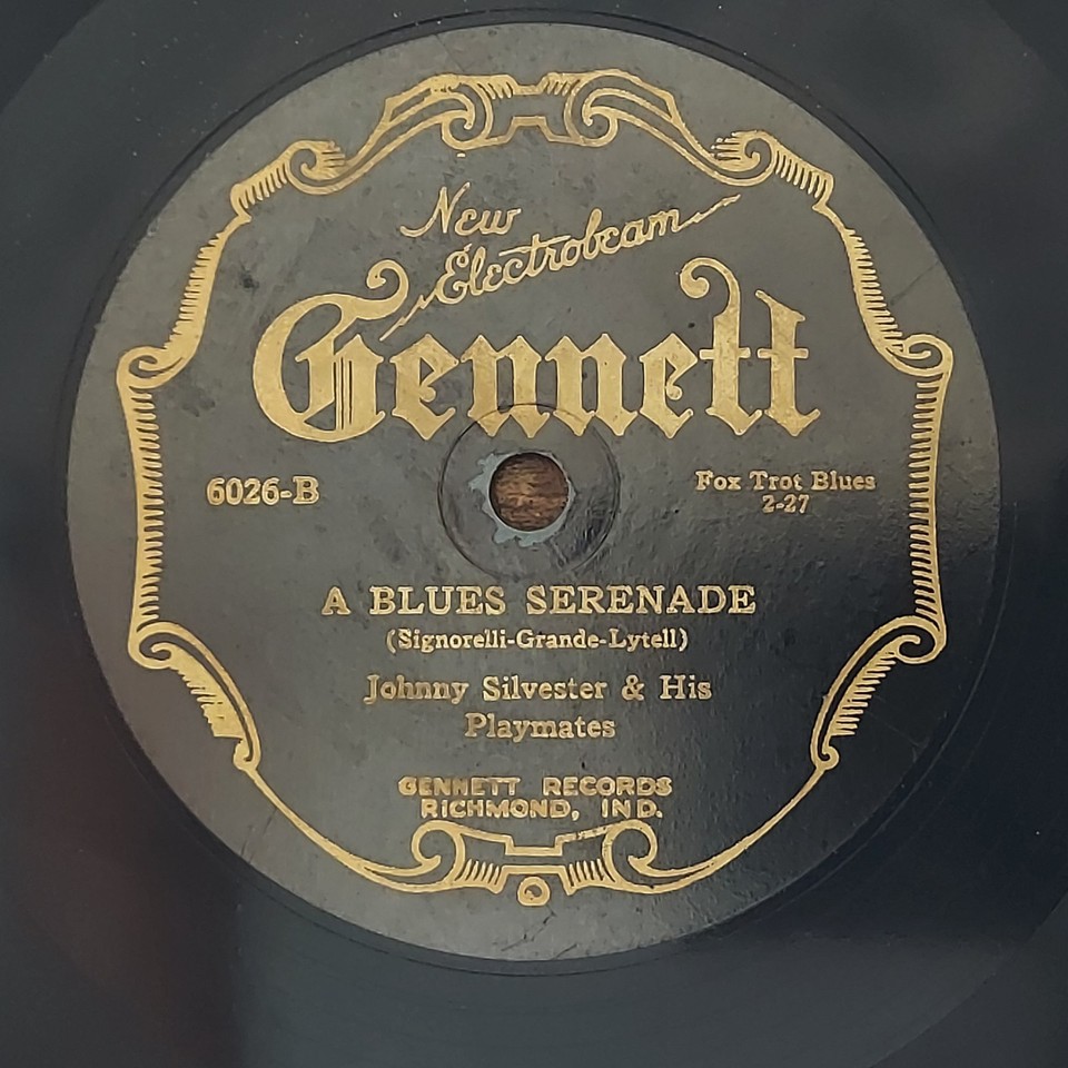 78 RPM Harry Pollack "Ain't No Maybe In My Baby's Eyes" 6026 Gennett V ...