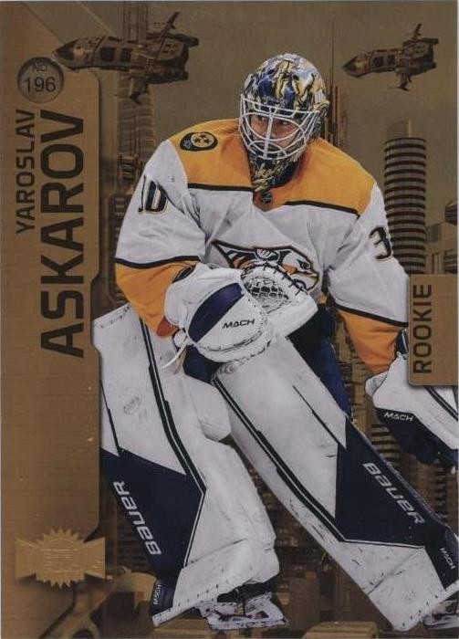 2023-24 Skybox Metal Universe - Rookies Yaroslav Askarov #196 Gold ...