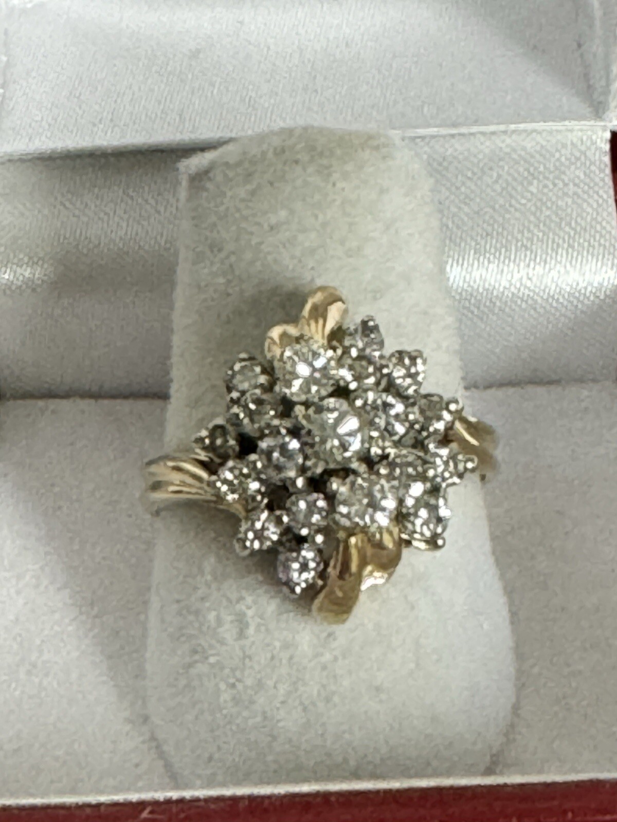 14k Gold And Diamond Clust Ring ( Approx. 1 Ct Tw ) | eBay