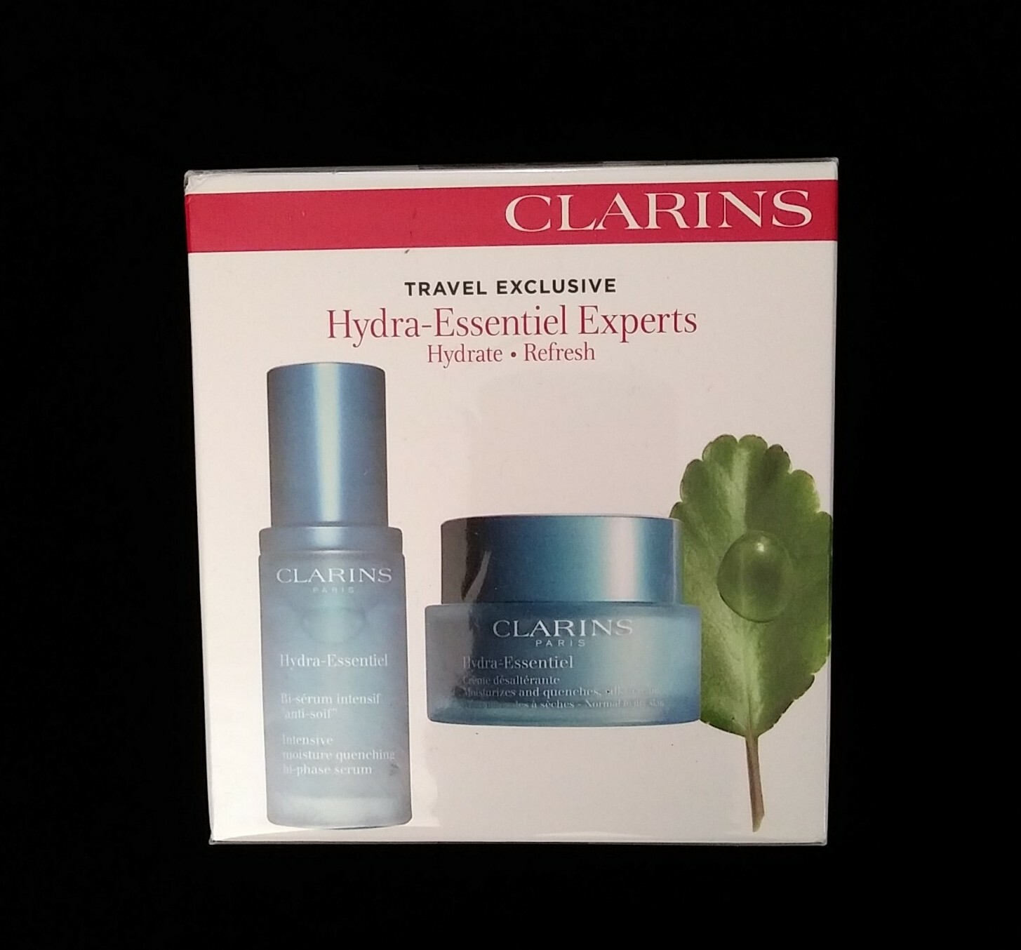 NEW CLARINS TRAVEL EXCLUSIVE HYDRA-ESSENTIEL EXPERTS - HYDRATE REFRESH ...
