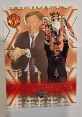 Sir Alex Ferguson 2001 Upper Deck Manchester United Cards True ...