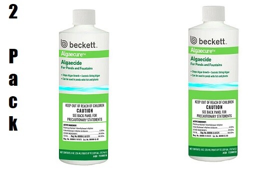Beckett Aq8 8-ounce Algaecure Algaecide for Ponds for sale online | eBay