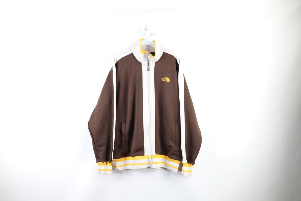 Vtg The North Face Mens Large Distressed Spell Out Full Zip Vtg The North Face Mens Large Distressed Spell Out Full Zip