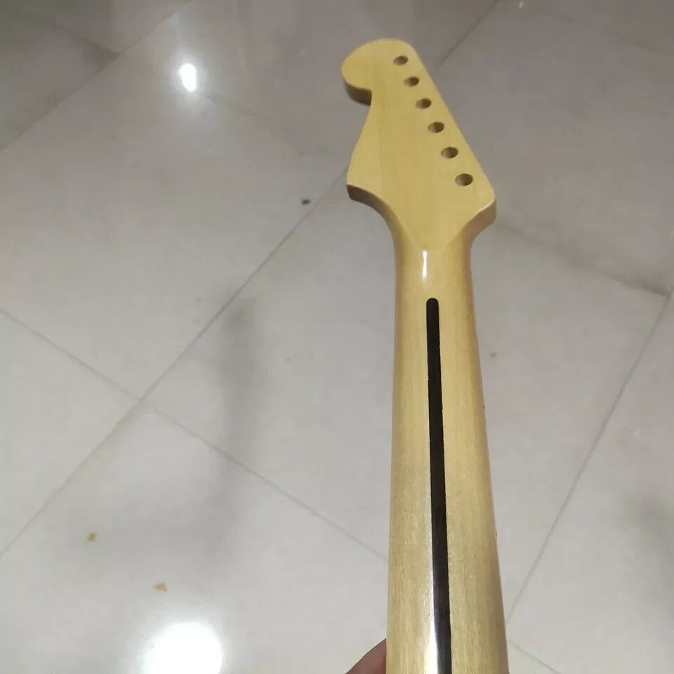 24 fret electric guitar neck part replacement Maple 25.5inch gloss | eBay