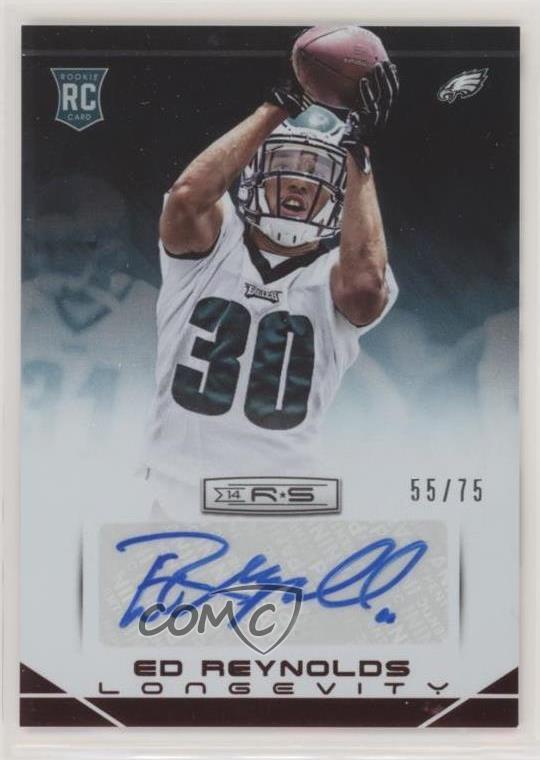 2014 Rookies & Stars Longevity Ruby Signatures /75 Ed Reynolds Rookie ...