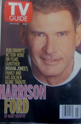 VINTAGE - TV GUIDE JANUARY 19 - 2002 HARRISON FORD V. G. | eBay