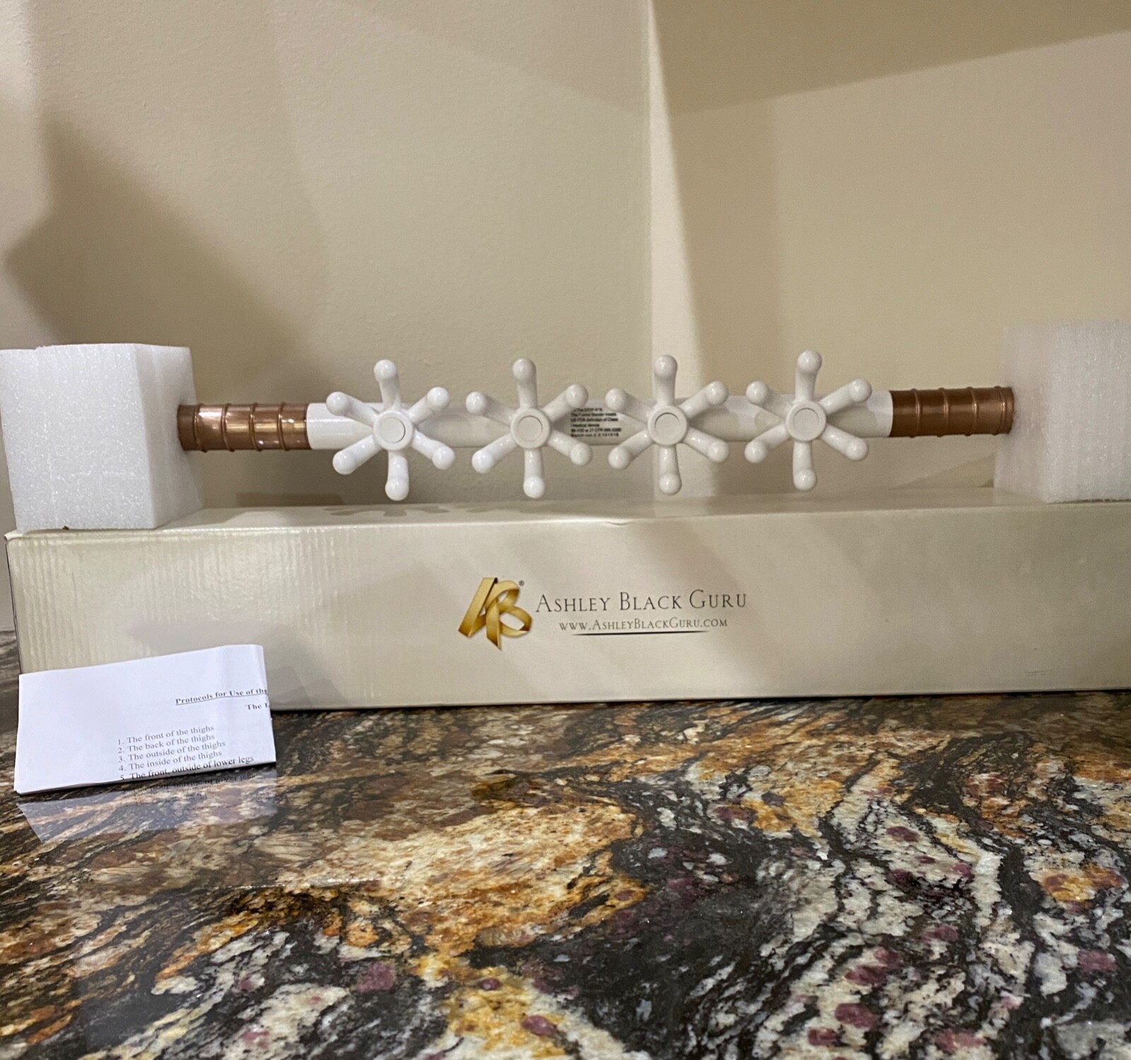 Ashley Black Fascia Blaster 4 Claw Cellulite Reducing Massage Therapy ...