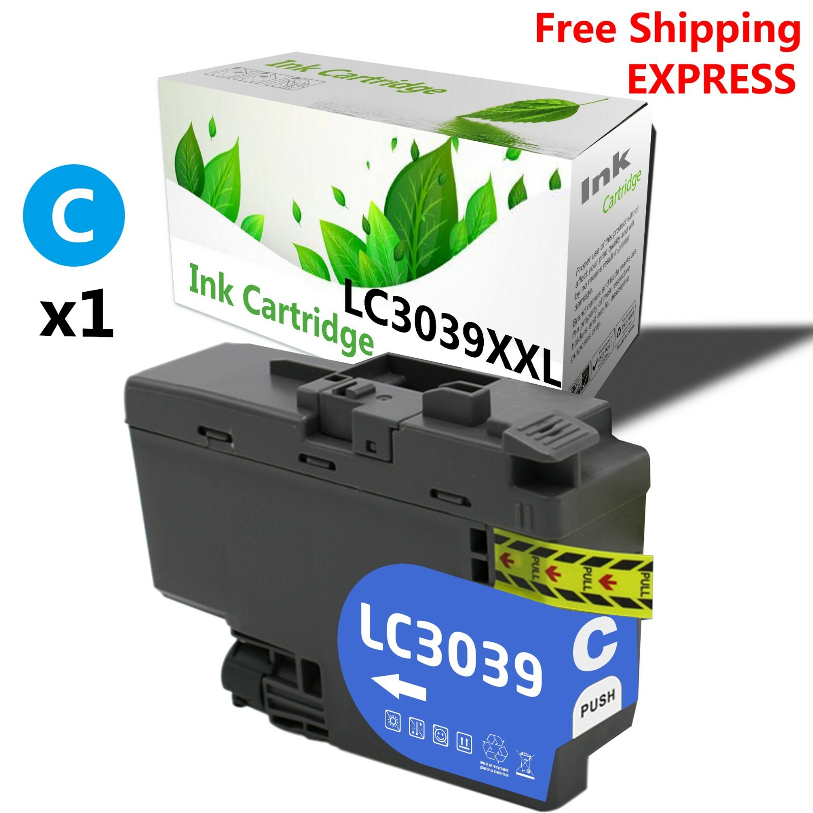 1 Cyan LC3039 XXL LC3039XXL Ink Cartridge for Brother MFC-J5945DW ...