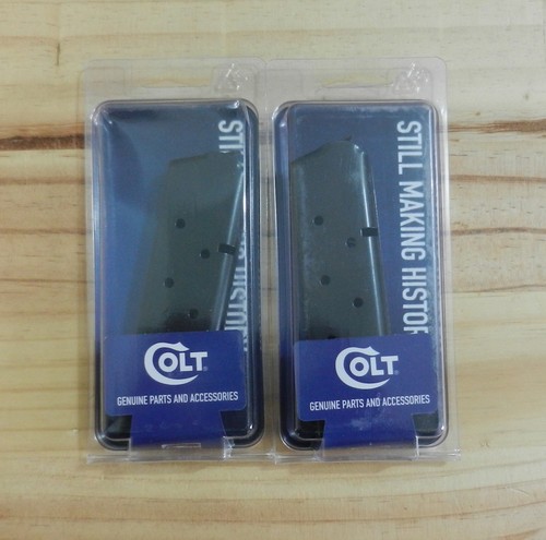 Colt 1911 Government OEM Magazine; Holds 8 Rounds 45; Blued; 2 Pack ...