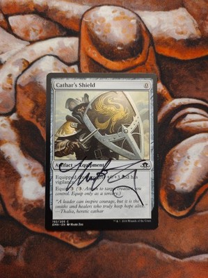 *ARTIST PROOF* Cathar's Shield Mark Zug Signed Magic the Gathering | eBay