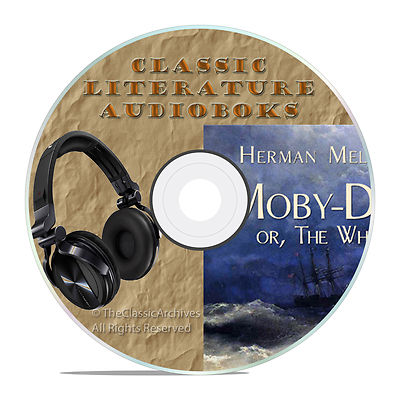 MOBY DICK, HERMAN MELVILLE CLASSIC CLASSIC AUDIOBOOK LITERATURE MP3 CD ...