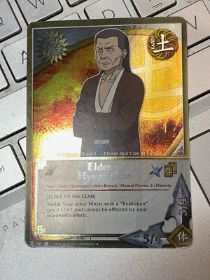 Naruto TCG CCG Elder of Hyuga Clan 707 Foil mint / near mint condition ...