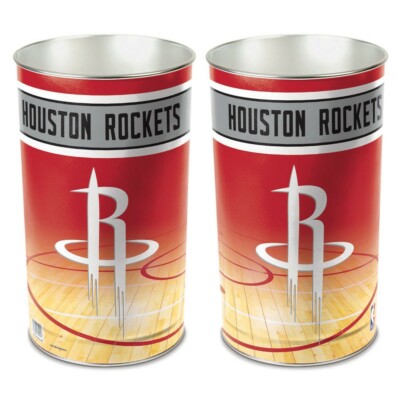 HOUSTON ROCKETS 15"X10.5" TRASH CAN WASTEBASKET NEW WINCRAFT 🏀 | eBay