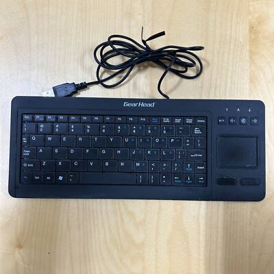 Gear Head USB Mini Smart Touch Touchpad Keyboard Model: KB3700TP | eBay