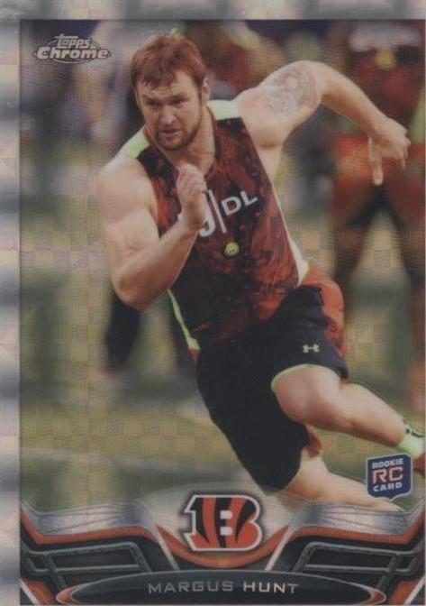 2013 Topps Chrome - Margus Hunt #109 Retail X-Fractor (RC) for sale ...