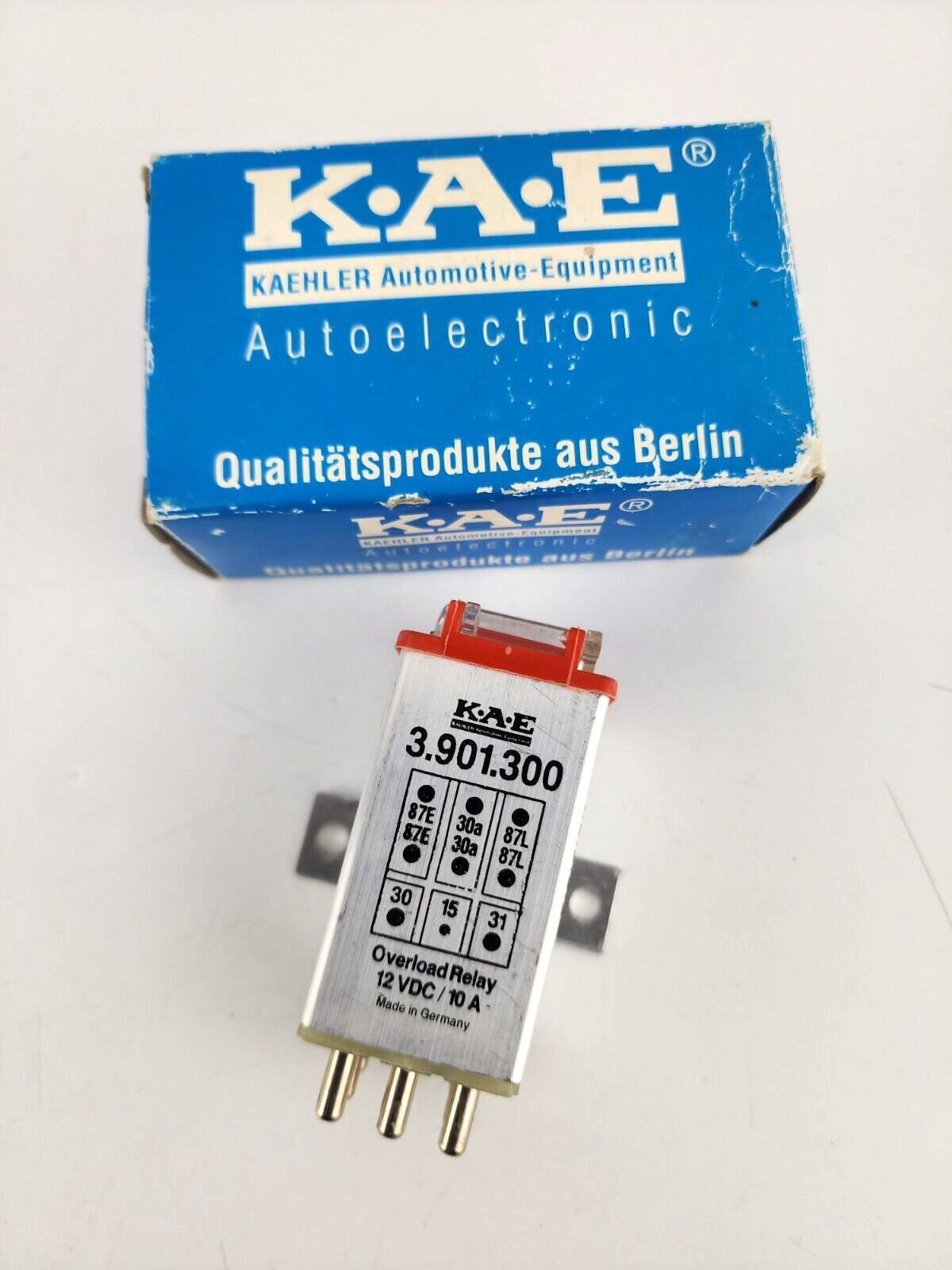 NOS KAE Mercedes OVP Overload Relay W201 W124 W126 2 Fuse 9 Pin ...