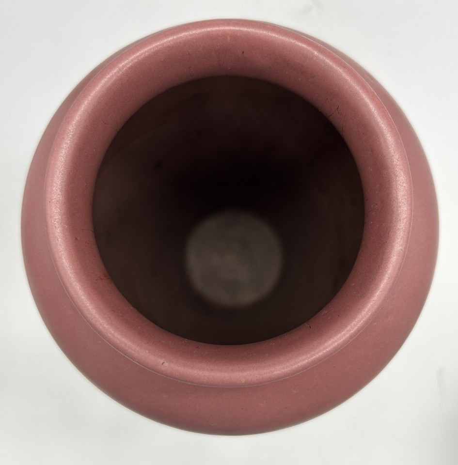 Zanesville Matte Mauve Pink Vase, 37, 11 1/2", Vintage | eBay