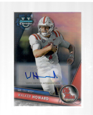 Walker Howard 2023 1st Bowman Chrome U Auto Refractor 156/499 Autograph ...