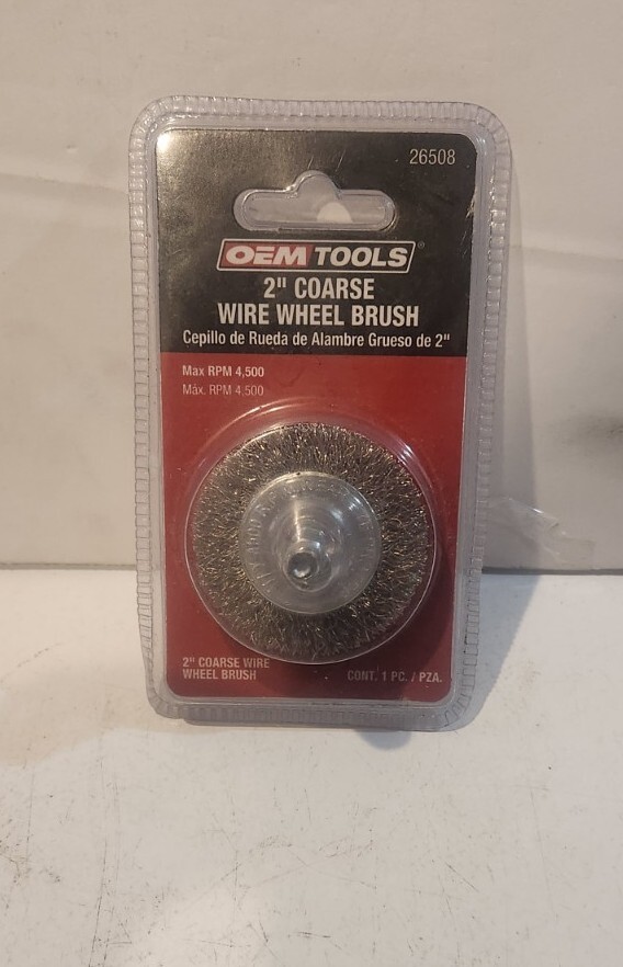 OEM TOOLS 2" Coarse Wire Wheel Brush 26057 Max RPM:4,500 | eBay