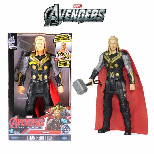 Talking Marvel Avengers THOR Titan Hero Tech Electronic Sound Action ...