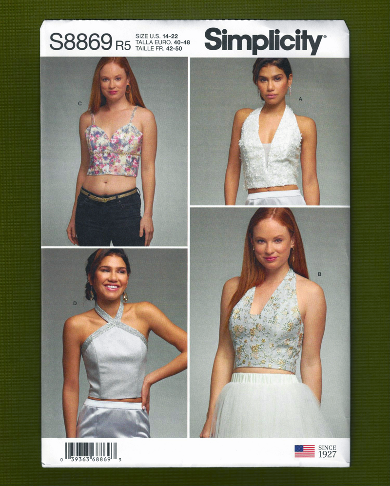 Halter Crop Top Sewing Pattern