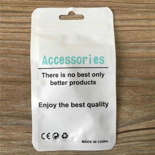 Plastic Hang Hole Bag Matte Self Seal Bag Retail Packaging Pouch For ...