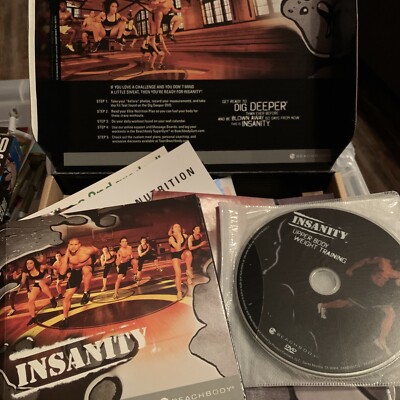 Insanity 60 Day Total Body Workout Program 10 Disc DVD Set Beachbody | eBay