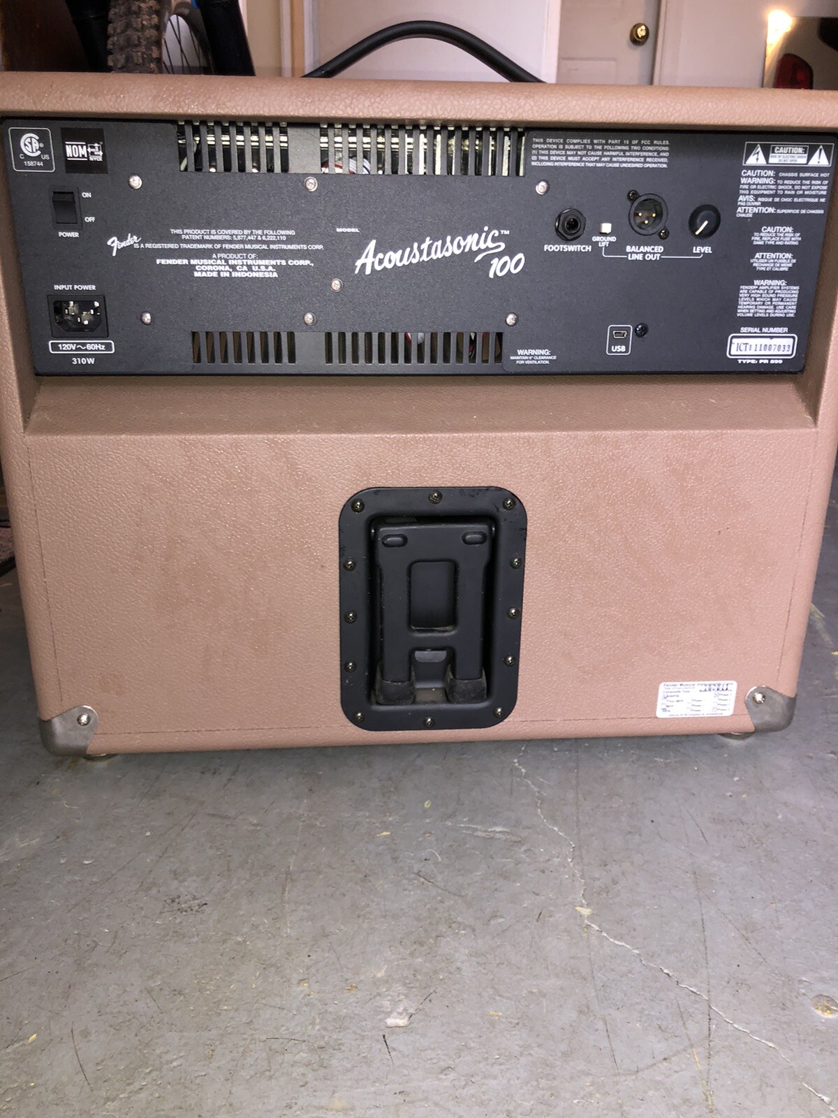 Fender Acoustasonic 100 Guitar Amp 717669998608| eBay