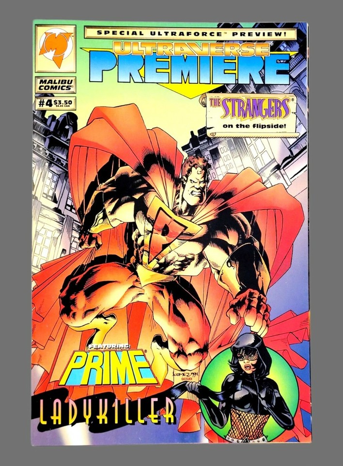 ULTRAVERSE PREMIERE COMIC BOOK #4 & THE STRANGERS #13 MALIBU COMICS ...