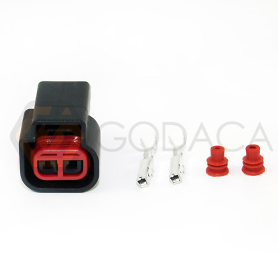 1x Connector 2-way 2 pin for Ford Mazda Ignition Coil WPT-986 w/out ...