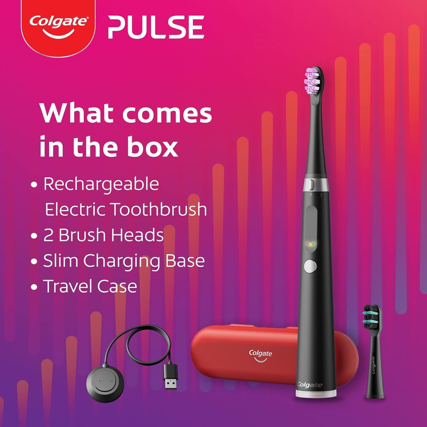 Colgate Pulse Connected Series 2 Deep Clean & Sensitive Electric ...