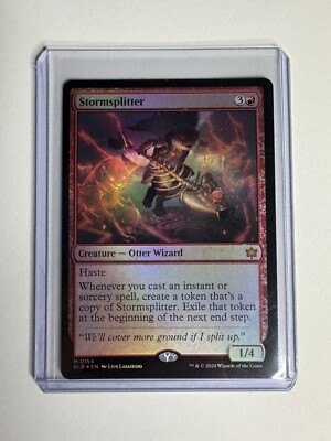 Magic: The Gathering - Stormsplitter (BLB) Foil - Otter Wizard - Near ...