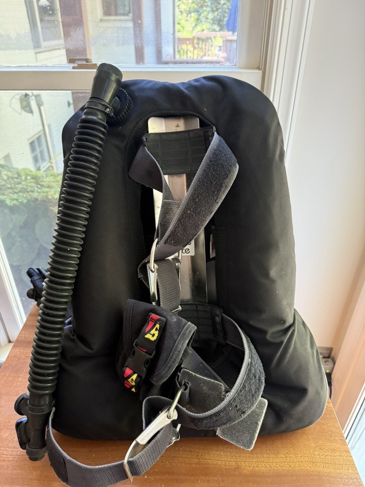 Dive Rite Single Tank Translate BCD W/basic Backplate Harness Voyager ...