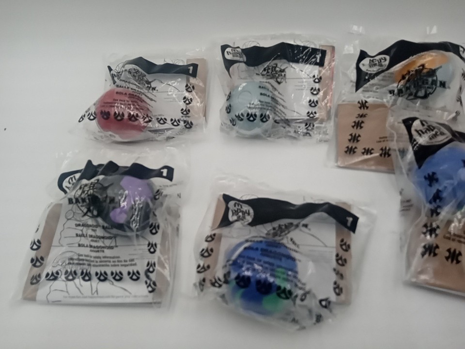 2009 McDonald's Bakugan Battle Brawlers 8 Happy Meal Toys (1 & 5 ...