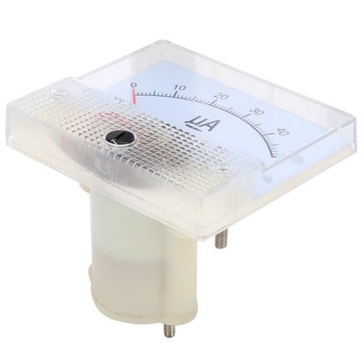 85C1 DC0-50UA Pointer DC Ammeter Head Ampere Meter Line Circuit ...