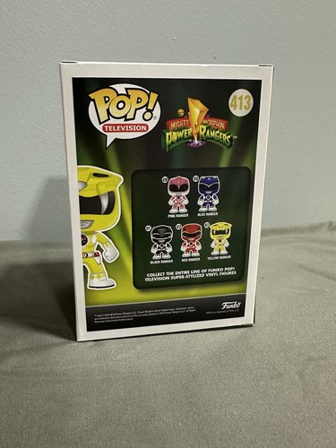 Funko Pop Power Rangers Yellow Ranger Morphing 413 GameStop Exclusive ...