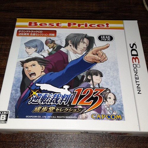 Ace Attorney Nintendo 3DS Phoenix Wright Trilogy Game - Used, Official ...