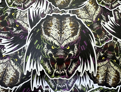 High Quality Die Cut Waterproof Vinly Decal Grid Predator AVP Alien ...