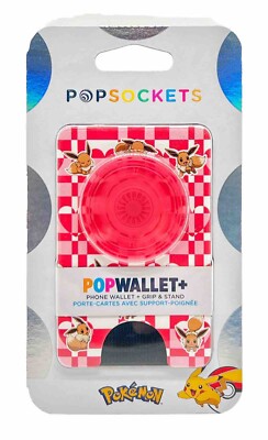 PopSockets Popwallet Plus Pokémon Eevee Card Holder PopSocket Pop ...