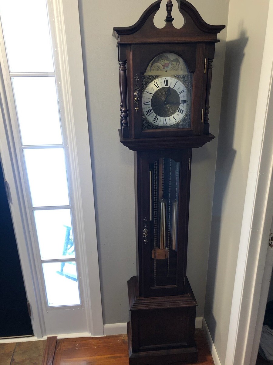Emperor Clock Co Grandmother Clock