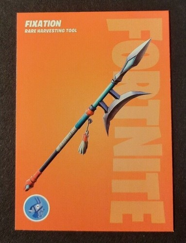 2021 Fortnite Series 3 FIXATION/FLURRY Rare Harvesting Tool Card #H28 ...